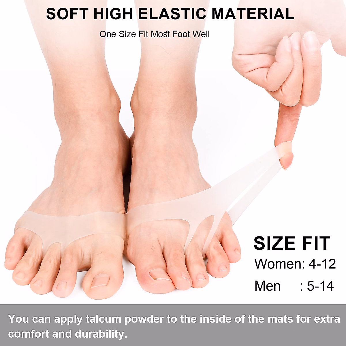 Metatarsal Pads Women Men 6 Pack, Reusable Gel Ball of Foot Cushion for Women High Heels, Foot Pads for Pain Relief for Shoes Pads, Bunion Forefoot Pads, Foot Cushion for Ball of Feet