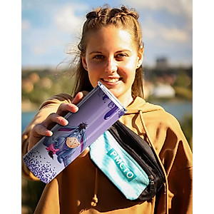 PROCHOICE Eeyore Purple Glitter Bear The Pooh Cartoon Tumbler Stainless Steel Vacuum Insulated Skinny Tumbler 20oz, Thermal Coffee Cup Travel Tea Mug Gift For Friends