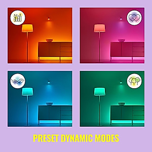 WiZ Color G25 Color Filament LED Smart Bulb - Pack of 1-300 Lumen - E26 Indoor - Connects to Your Existing Wi-Fi - Control with Voice or App + Activate with Motion - Matter Compatible