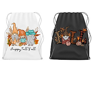 6 Sheets Thanksgiving Heat Transfers Vinyl Fall Iron On Transfers for T-Shirts Autumn Pumpkin Maple Leaf Gnome Design HTV Viny Appliques Sticker for Jean Pillow Cover DIY Decorations