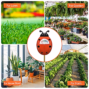 Soil Moisture Meter, Plants Moisture Meter, Gardening Tool Kits for Plant Care, Plant Water Monitor for Garden, Farm, Lawn Indoor & Outdoor Use, No Batteries Required