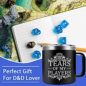 Fufendio Dungeons and Dragons Gifts for Men Women - Tears of My Players Mug 14oz - Dnd Gifts for Brother Friend - Dungeons and Dragons Christmas Gifts Ideas - Dungeon Master Gifts