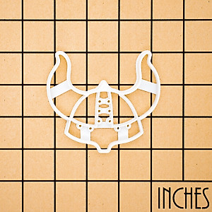 Viking Helmet cookie cutter, 1 piece - Bakerlogy