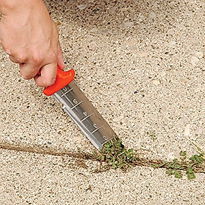 A.M. Leonard Deluxe Soil Knife, Orange – Hori Hori w/ 6-Inch Stainless Steel Blade