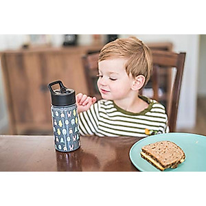 Simple Modern Teenage Mutant Ninja Turtles Kids Water Bottle with Straw Insulated Stainless Steel Toddler Cup for Boys, Girls, School | Summit Collection | 10oz, TMNT Turtles Unite