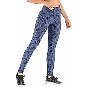 Heathyoga Leggings with Pockets for Women Tummy Control High Waist Yoga Pants with Pockets for Workout Athletic Leggings Ocean