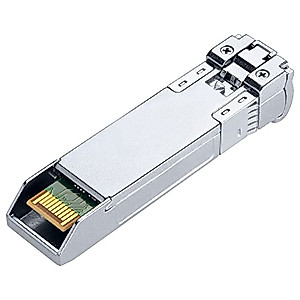 10G Gigabit Single Mode SFP+ LC Module,10G 1310nm SMF, up to 10 km, DDM,10GBase-LR Fiber Transceiver, Compatible with Cisco, Ubiquiti, Mikrotik,Netgear, Dlink,Linksys and More (10 Packs)