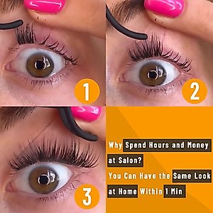 PURELEOR Cluster Lashes 60Pcs Individual Eyelash Extensions C Curl DIY Manga Lash Mixed 8-16mm