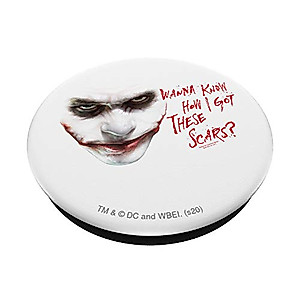 The Dark Knight Joker Wanna Know PopSockets Swappable PopGrip