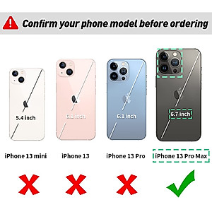 LAMEEKU Designed for iPhone 13 Pro Max Wallet Case with Card Holder, Leather Crossbody Case for Women Shockproof Case Compatible with iPhone 13 Pro Max, 6.7 Inch-Black