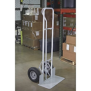 Strongway P-Handle Hand Truck - 1000-Lb. Capacity, Oversized Toe Plate