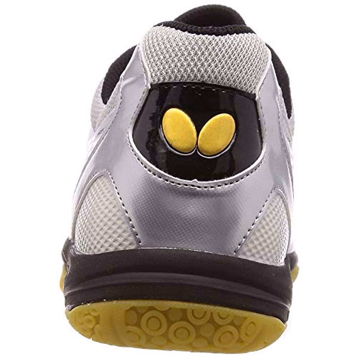 Butterfly Men's Table Tennis Shoes, White/Silver, 11