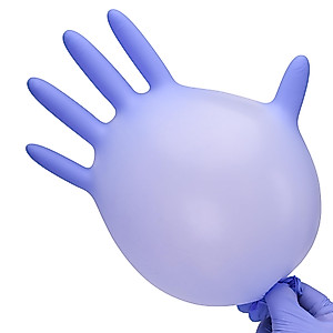 SwiftGrip Disposable Nitrile Exam Gloves, 3-mil, XS, Box of 50, Violet Nitrile Gloves Disposable Latex Free for Medical, Cleaning, Cooking & Esthetician, Food-Safe, Powder-Free, Non-Sterile, Purple