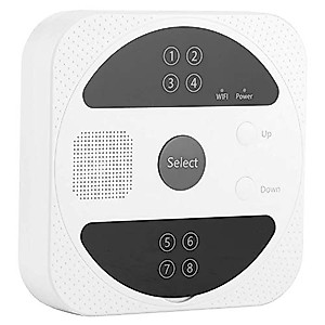 Wchiuoe 8‑Zone Intelligent Sprinkler System Controller Irrigation Controller for Garden Lawn Use[White] (US 120V)