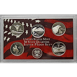 2007 S U.S. Silver State Quarters Proof Set US Mint Uncirculated