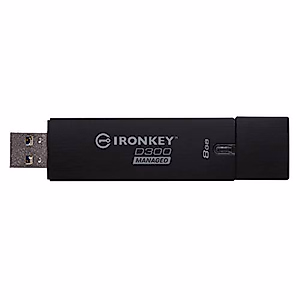 Kingston IronKey 8GB D300SM USB 3.1 Flash Drive - 8 GB - USB 3.1-256-bit AES - TAA Compliant