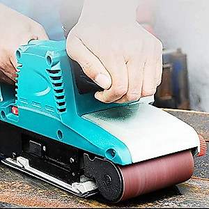 Coceca 3x18 Inch Sanding Belts, 21 Packs Belt Sander Paper Aluminum Oxide Sandpaper (Assorted 3 Each of 40 60 80 120 180 240 320 Grit) for Sander Woodworking