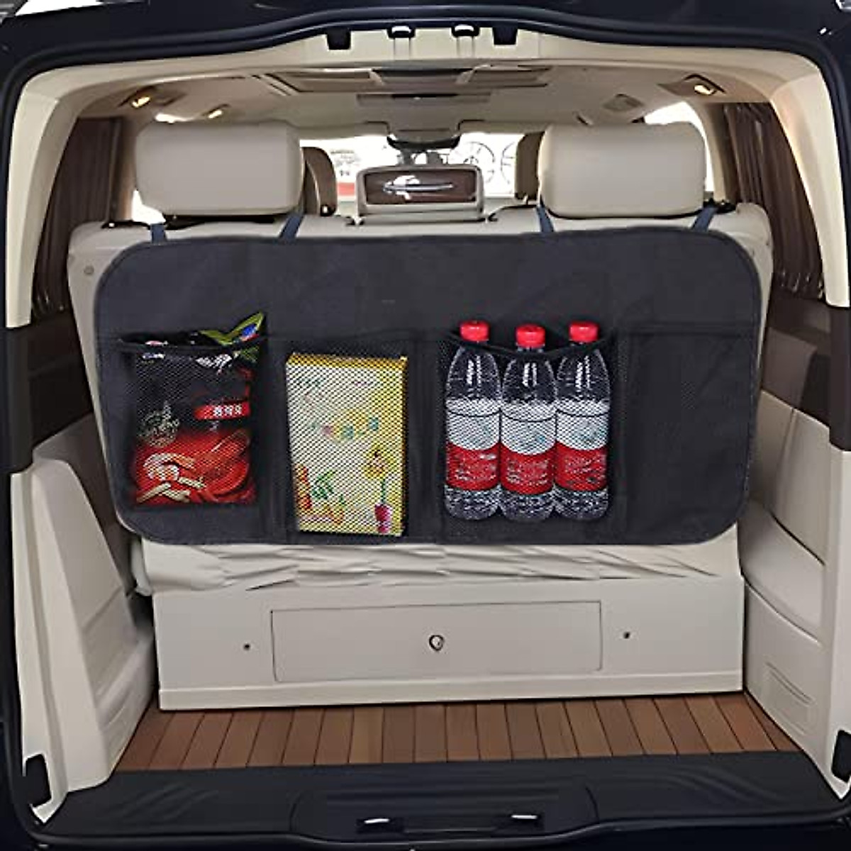 Caneem Trunk Hanging Storage,Super Capacity Backseat Hanging Organizer with 8 Large Storage Bag - Waterproof Trunk Storage Bag Very Good Car Accessories for Men &Women