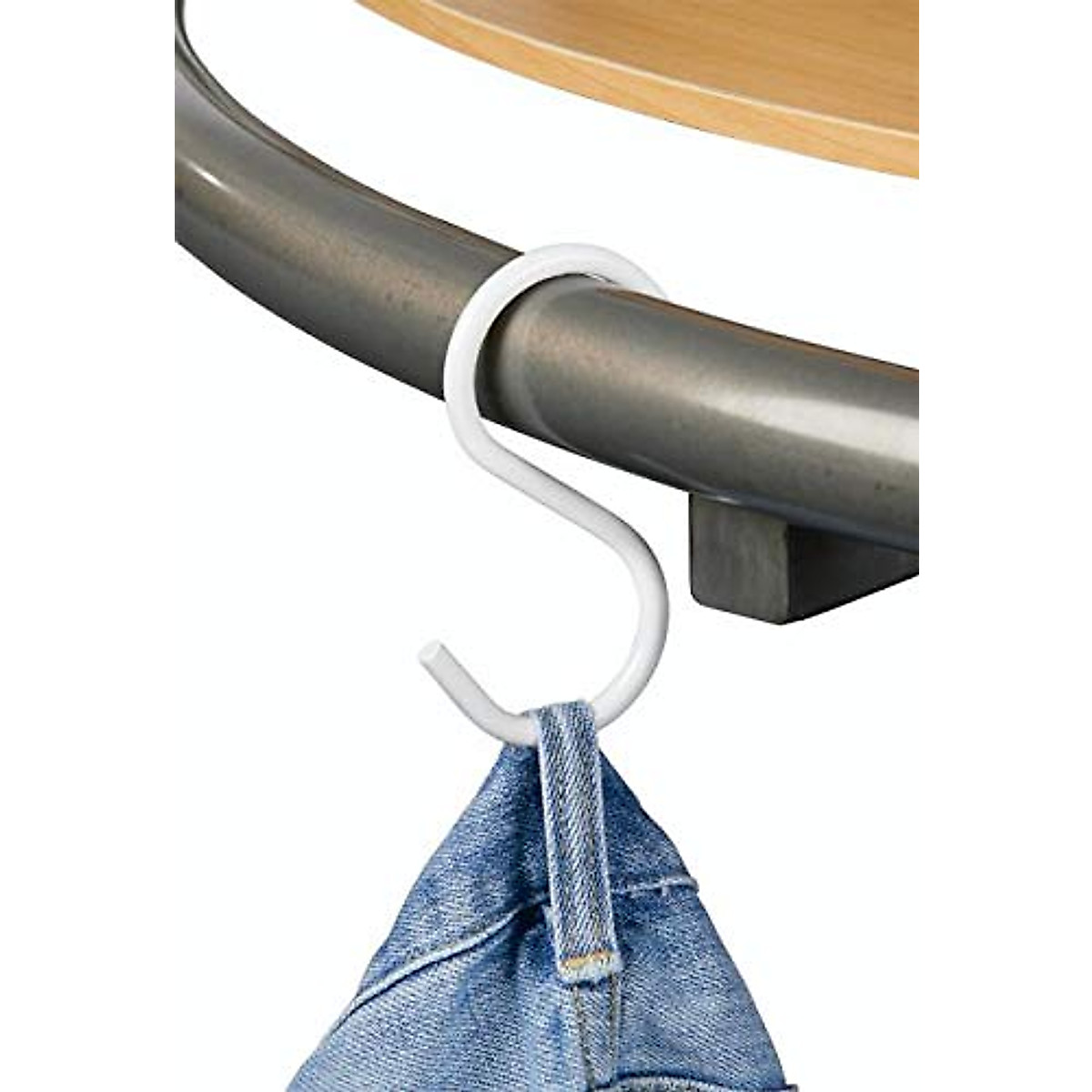 4 inch White S-Hooks - Pack of 50