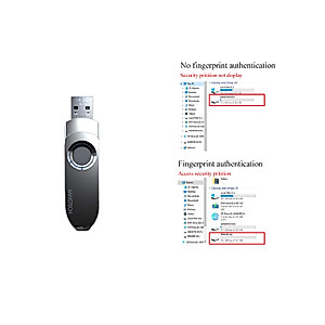JIANGTECH USB Drive for PC and Android, Enctypted by Fingerprint, Support USB 3.0 (128GB)