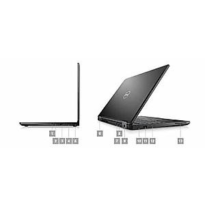Dell Latitude 5591 15.6" FHD Laptop, Intel Core i7-8850H 2.6 GHz, 16GB RAM, 512GB SSD, VGA, HDMI Windows 10 pro (renewed)