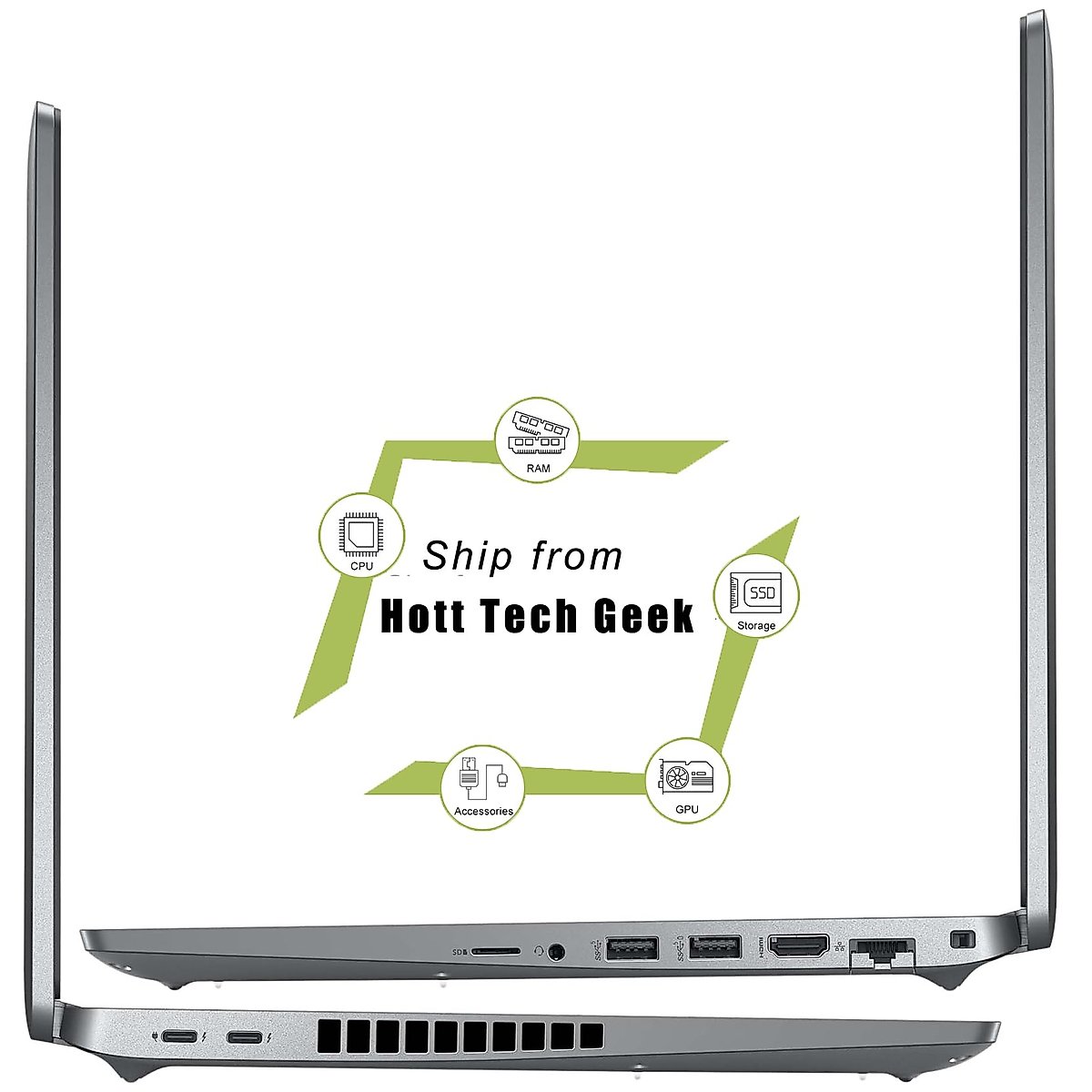 Dell 2023 Latitude 5000 5530 Business Laptop Computer, 15.6" FHD, 12th Gen Intel 10 Cores i5-1235U, 16GB DDR4 RAM, 1TB PCIe SSD, WiFi 6, Bluetooth 5.2, Backlit Keyboard, Gray, Windows 11 Pro