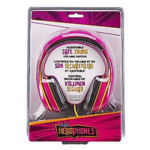 eKids Headphones for Kids, Wired Headphones for School, Home or Travel, Tangle Free Stereo Headphones with Parental Volume Control, Connect via 3.5mm Jack