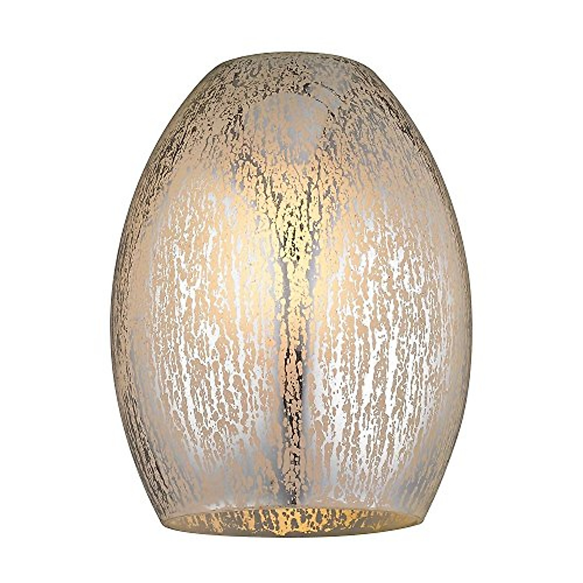 Design Classics Lighting Mercury Oblong Glass Light Shade