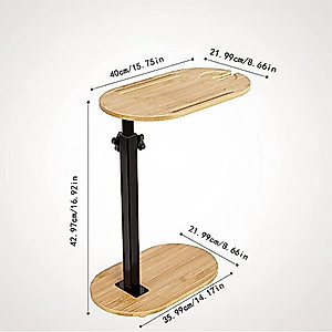 Bathtub Trays,Height Adjustable Bathtub Tray for Luxury Bath,Bath Accessories & Table with Wine Glass Holder,Book Stand Bathroom Organizer,Wine Glass Holder. (Natural)