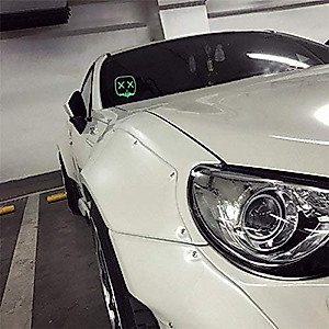 Qhome LED Light up Purge Mask for Festival Cosplay Halloween Costume Green