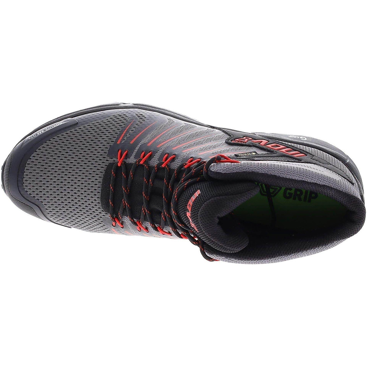 Inov-8 Men's Roclite 345 GTX Hiking-Boots, Grey/Black/Red, 14