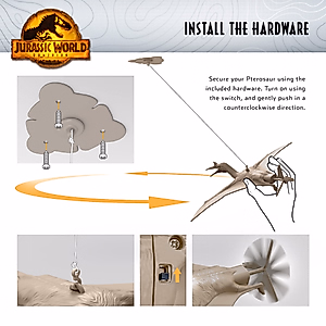 Thames & Kosmos Jurassic World Dominion Flying Pterosaur - Quetzalcoatlus | STEM Building Kit from Build & Fly a Motorized Model of The Largest Flying Creature from Prehistoric Times