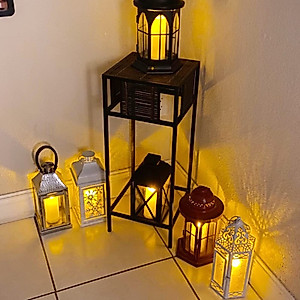 Comenzar Battery Operated Candle LED Flameless Candles Remote Control Candles Outdoor LED Candles with Timer,Outdoor Waterproof Candles(D: 3" x H: 4" 5" 6") Flameless Pillar Candles Set of 9