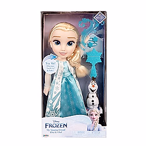 Disney Frozen Elsa Doll Classic My Singing Friend Elsa Doll & Olaf Figure