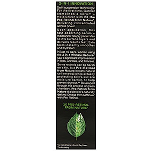 Garnier SkinActive Ultra-Lift Anti-Aging Moisturizer & Serum, 1.7 Ounce, White, 2 Count