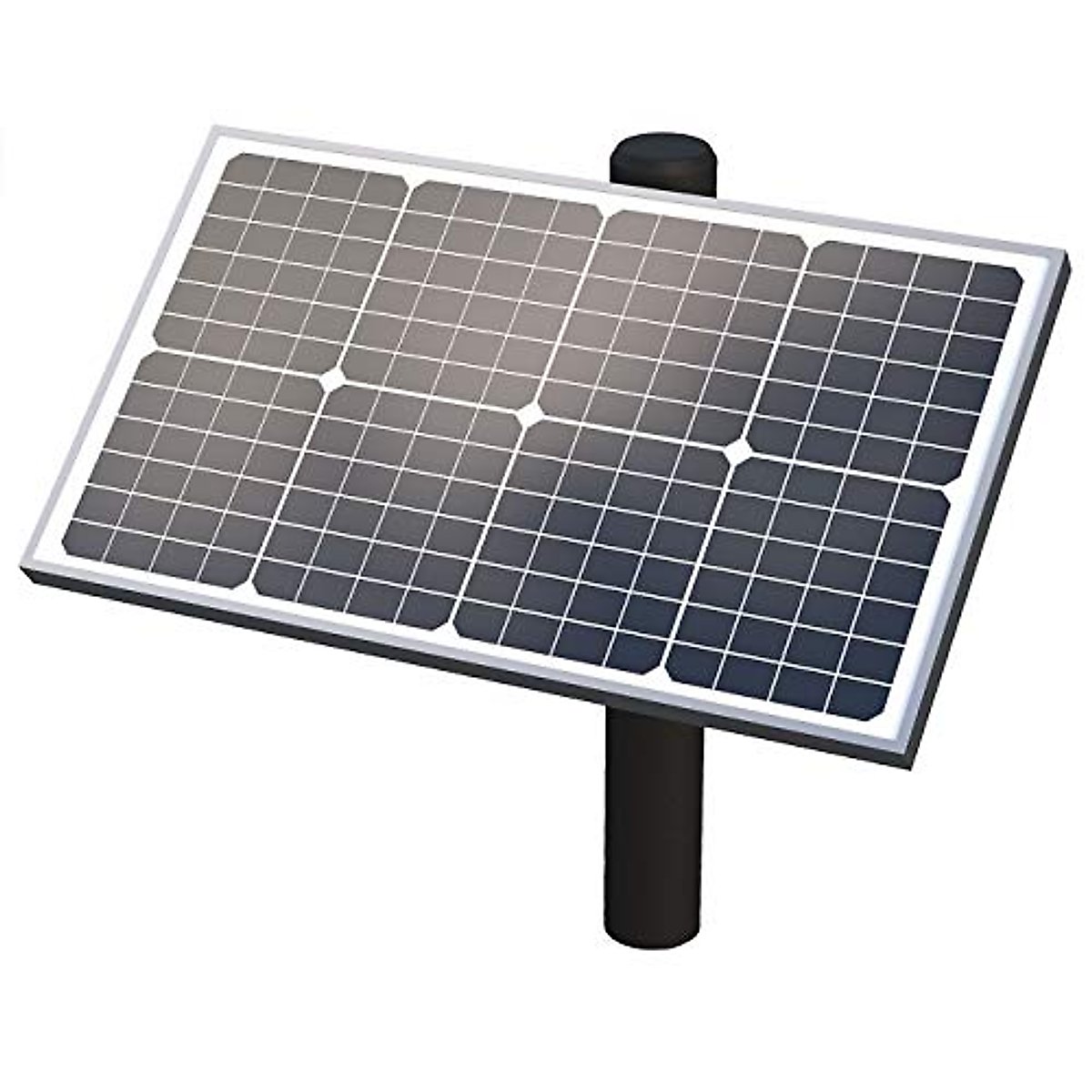 Ghost Controls 30 Watt Monocrystalline Solar Panel Kit for Automatic Gate Opener Systems Model AX30