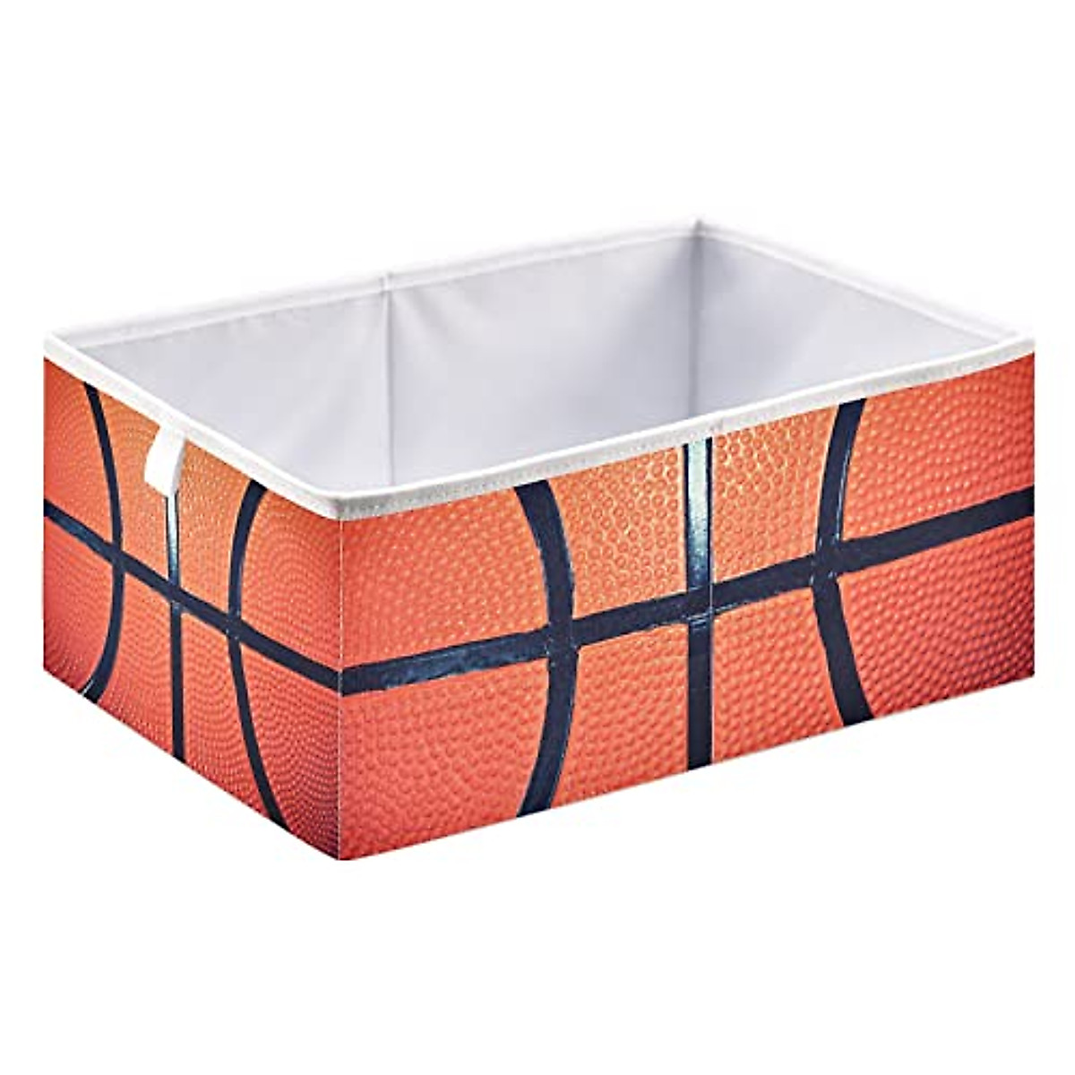 Basketball Storage Basket Storage Bin Rectangular Collapsible Laundry Baskets Large Toy Chest Organizer for Office Bedroom ClothesToys