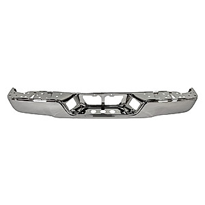 BUMPER-KING Rear Bumper Compatible with 2007-2013 Toyota Tundra Pickup 07-13 TO1102244 Chrome without Park Assist