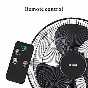 Optimus F-1672BK-F Indoor Plug-in Fan, 16-Inch, White