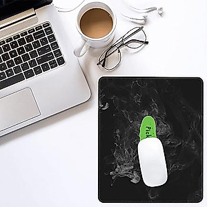 Mouse Pad Anti-Slip Waterproof Mousepad for Computer Laptop Office Pickle Slut Logo Home 10x12in