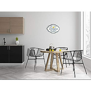 Creative Co-Op Life Gives You Lemons Make Something Sweet Metal Wall Décor, White