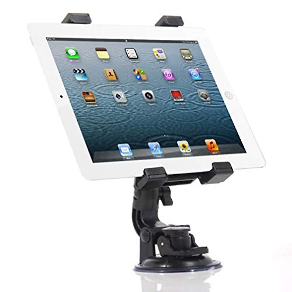 Dash Car Mount Compatible with Amazon Fire 7 (2019 Release),(2017 Release) - Windshield Holder Rotating Cradle Dock