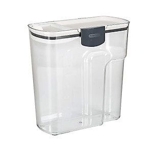 PrepWorks by Progressive 4.5-Quart Large Plastic Cereal Keeper Container with Airtight Lid and Measurement Markings, Clear
