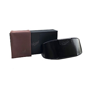 PO3019S 96/56 55MM Terra Di Siena/Light Blue Square Sunglasses for Men + BUNDLE with Designer iWear Eyewear Kit