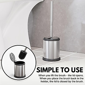 ToiletTree Products Deluxe Toilet Brush with Lid