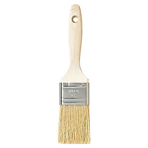 Minwax 427350008 Polyurethane 2" Trim-Black China Bristle Blend Brush/Roller/Applicator, 2 Inch, White