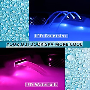 KOOSOM Luxury Hot Tub 5 Person Jakuzi Whirlpool Outdoor Spa Tub Freestanding Bathtub in Garden, 72 Jets Massage for 78-Inch Square with LED Lights, White