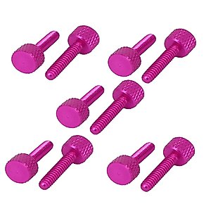 New Lon0167 Computer PC Featured Graphics Card Knurled reliable efficacy Head Thumb Screws Fushcia 6#-32 10pcs(id:c04 49 56 0ac)