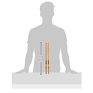 On Stage MN5A Nylon Tip Maple Drum Sticks (Pack of 12)