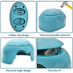 Hamiledyi Reptile Hide Box Leopard Gecko Hideout Cave with Sink Humidifier Lizards Hideaway Hut Flexible Leaves Pet Habitat Decor for Snakes Leopard Spiders Turtles Amphibians